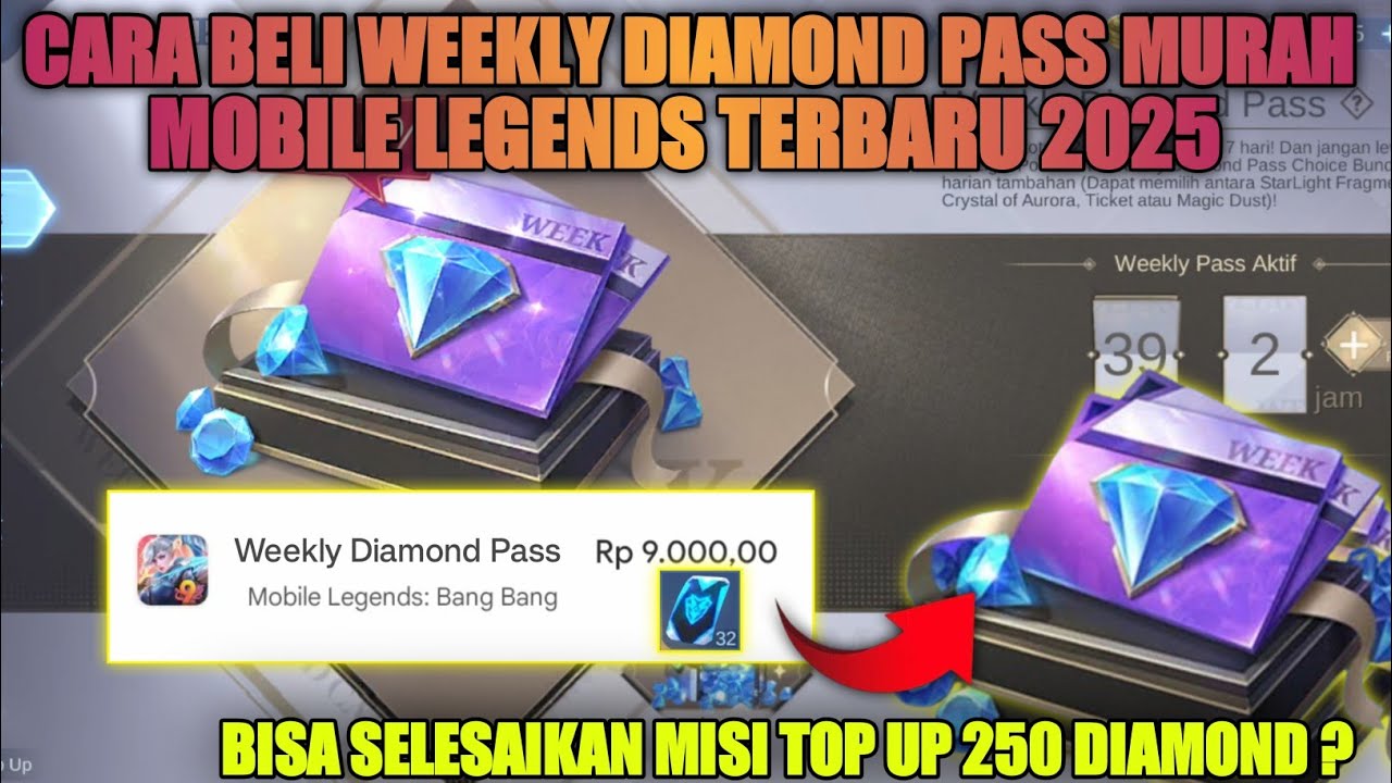 WEEKLY DIAMOND PASS 9K!! CARA BELI WEEKLY DIAMOND PASS MURAH CUMA 9K ...