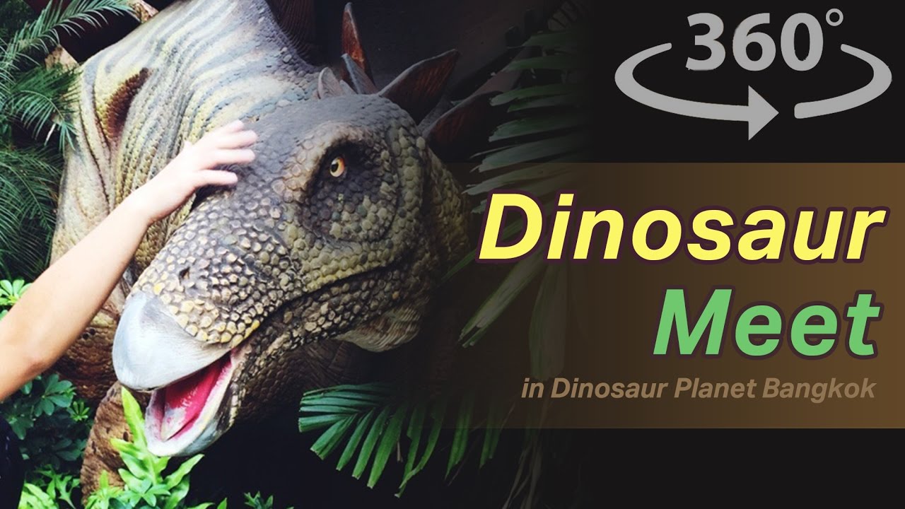 Dinosaur Meet in Dinosaur Planet in Bangkok VR | 360 Video - YouTube