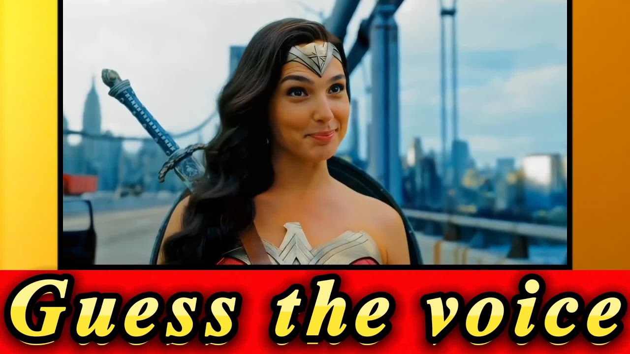 Guess the voice...! The coolest heroes of DC - YouTube