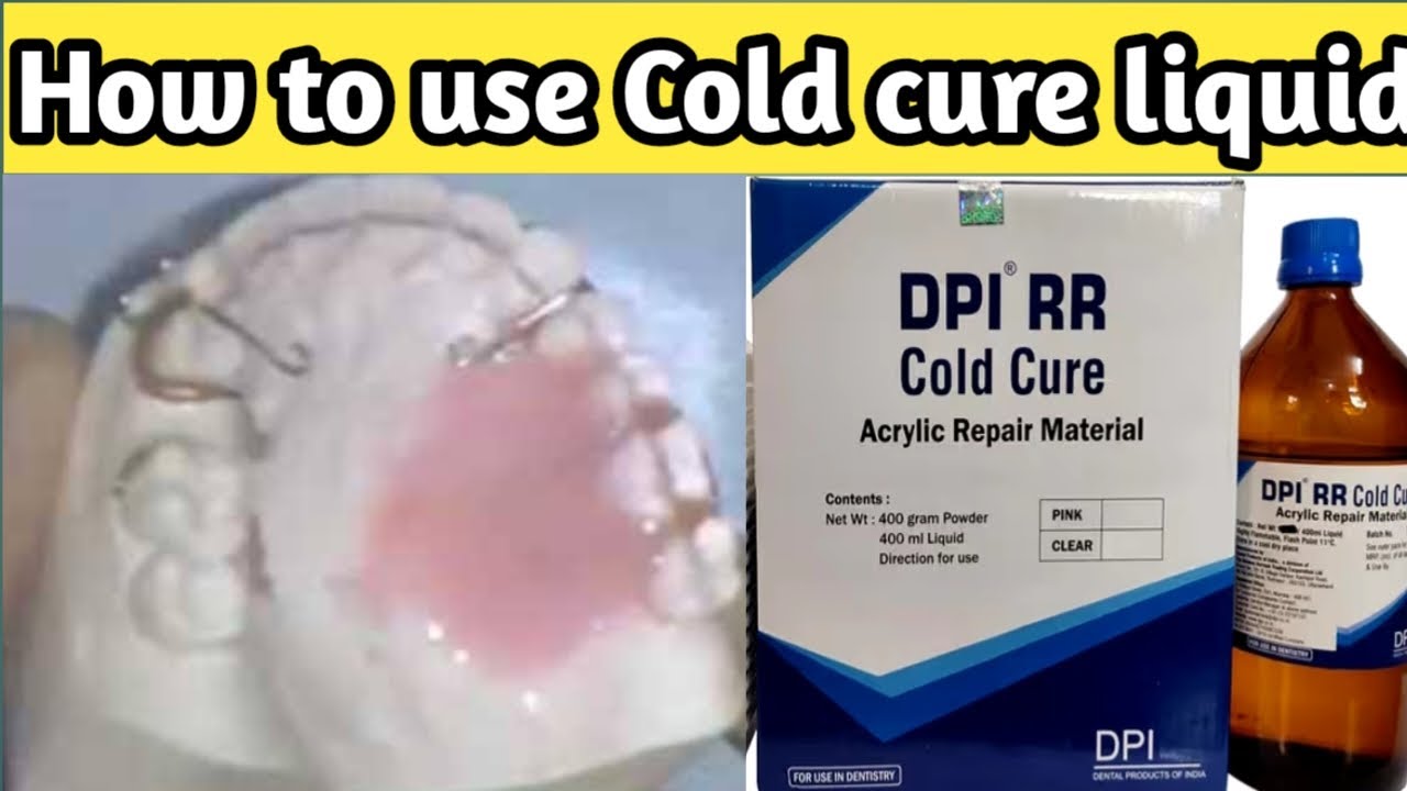 How to use cold cure liquid - YouTube