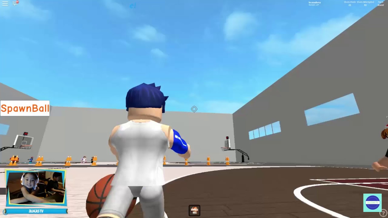 Roblox NBA shootout game (Basketball Gym) - YouTube