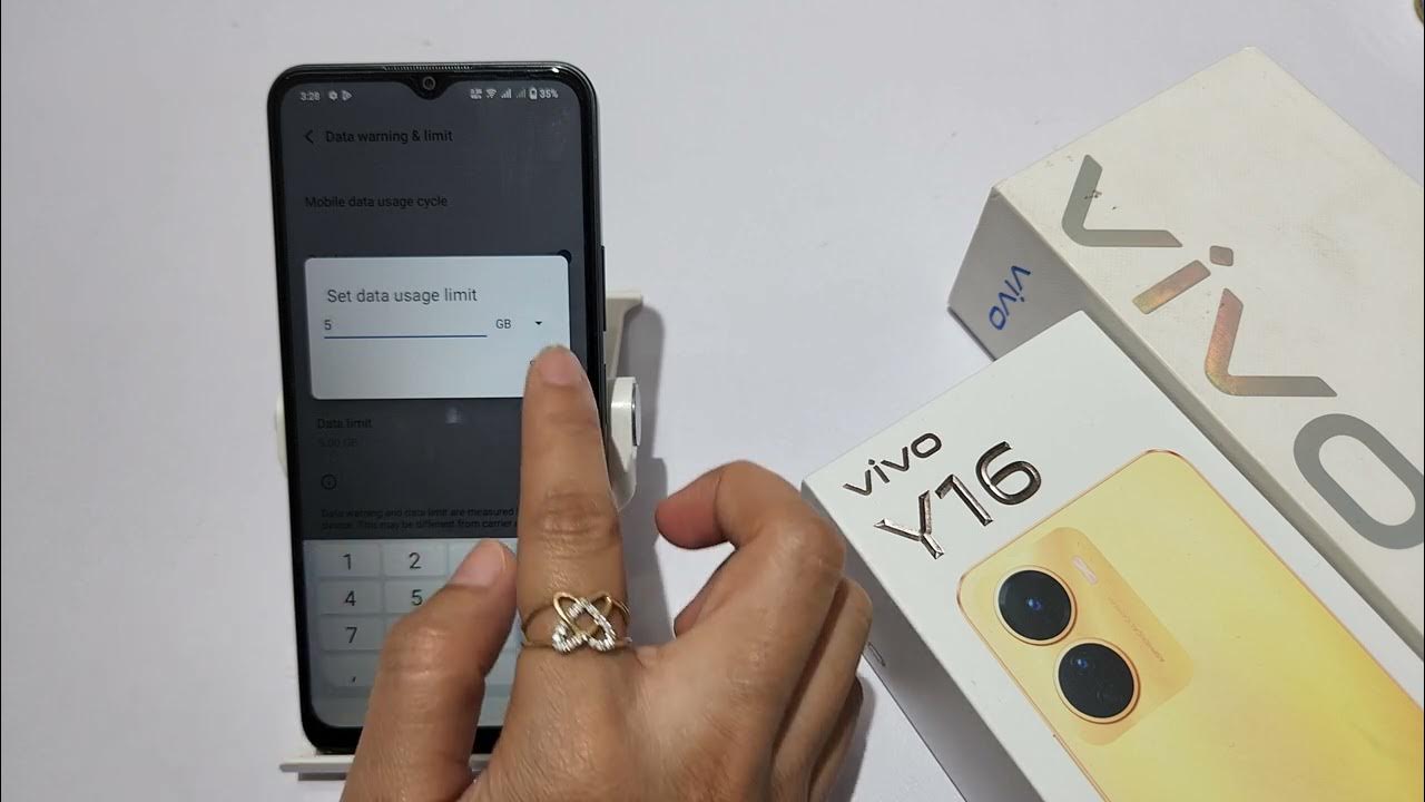 How to set data usage in vivo y22,y16 | Data limit kaise set kare | Data limit settings - YouTube