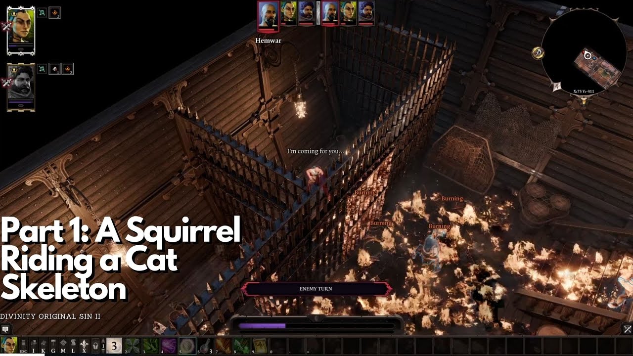 Divinity Original Sin II - Part 1: Squirrel Riding a Cat Skeleton, Stop ...