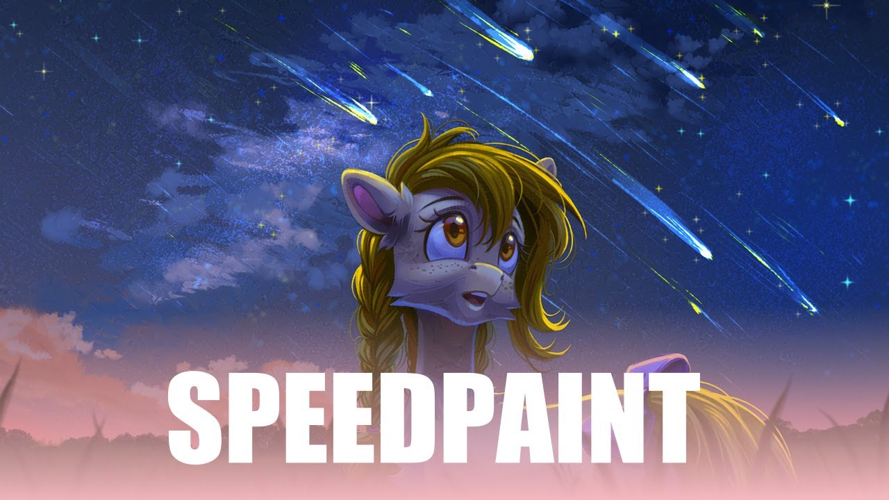 Night Sky | MLP | SPEEDPAINT - YouTube