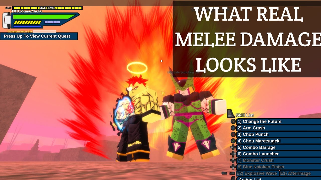 3513.4 MELEE Damage Vs Cell DBOG Roblox - YouTube