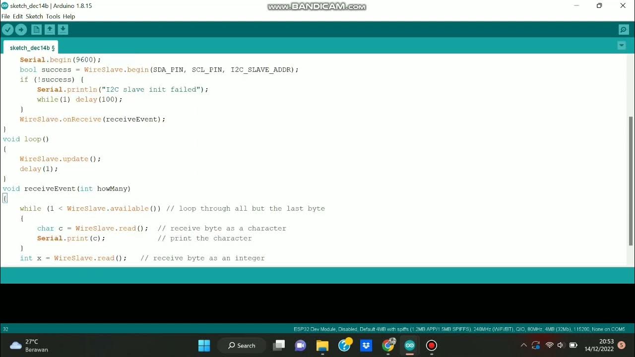 Esp32 Master To Esp32 Slave Youtube