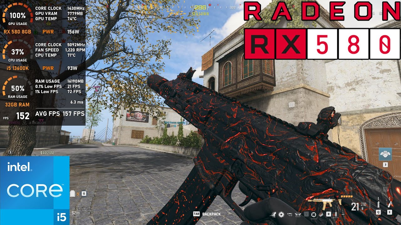 RX 580 8GB | Call of Duty Warzone 3 FSR 3 Frame Generation - YouTube