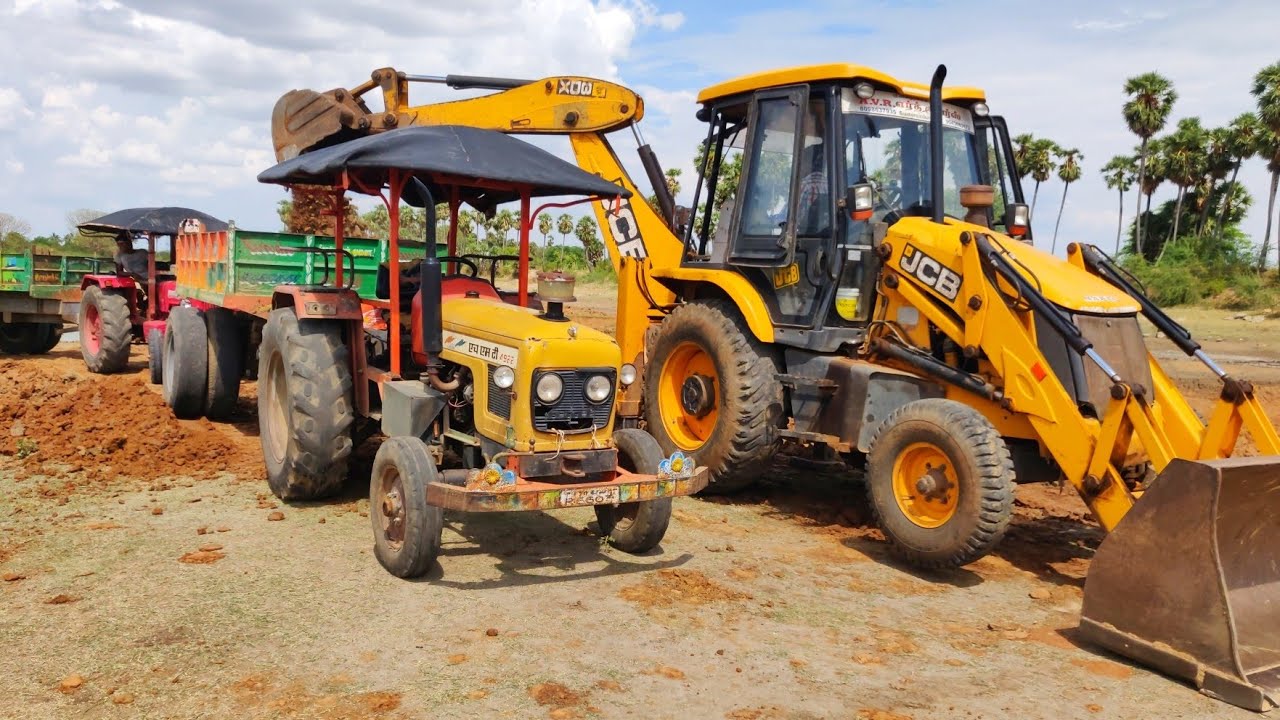 HMT 4922 Rang track power plus tractor with fully loaded trolley | John ...