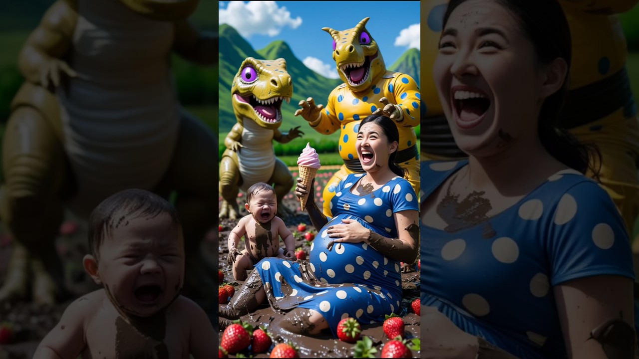 Evolution of Cute: Dinosaur Attack on Sumo with Family 🥰 Whatits #cat # ...