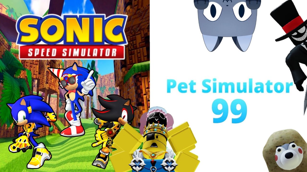 New Sonic Speed Simulator Update Along With PS99 (🔴LIVE) - YouTube