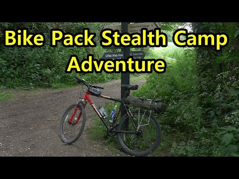 Bike packing Stealth camp hooped bivi style and Bulldog paramotor ...