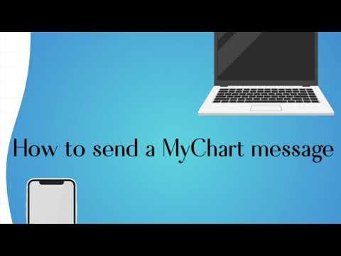 How to send a MyChart message - YouTube