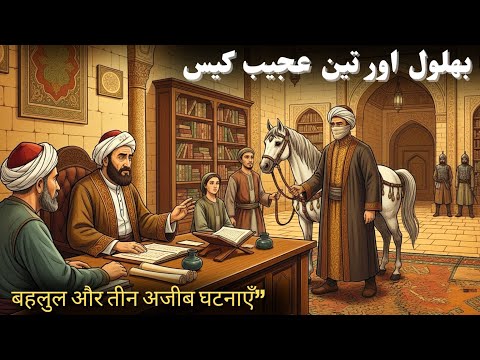 Dana Bahlol ne Teen Ajeeb w Ghareeb Madamat Hal Karna ! | Urdu Hindi Moral Story | Qazi Kahani