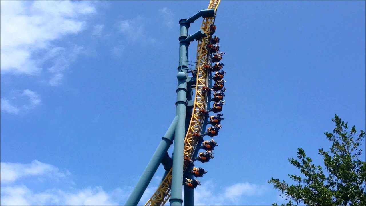 V2: Vertical Velocity at Six Flags Great America Off Ride POV - YouTube