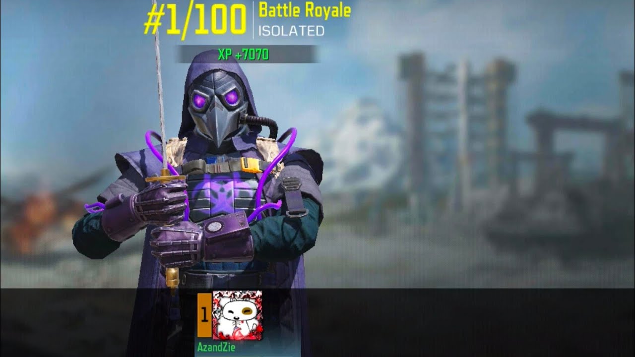 Back to CoDM - 1st Melee Win in Legendary Rank | FPP Katana Only - YouTube