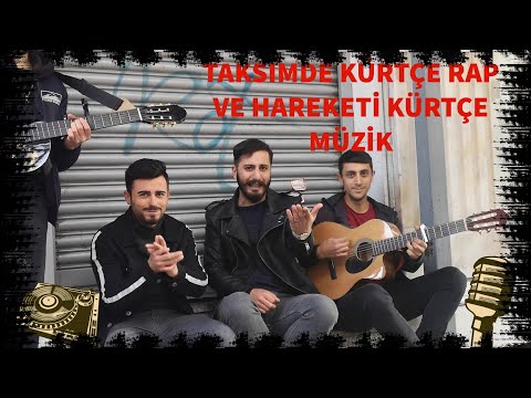 Taksim İstiklal' de Damga Vuran Kürtçe Rap ve Kürtçe Hareketli Müzik Performansı.4K