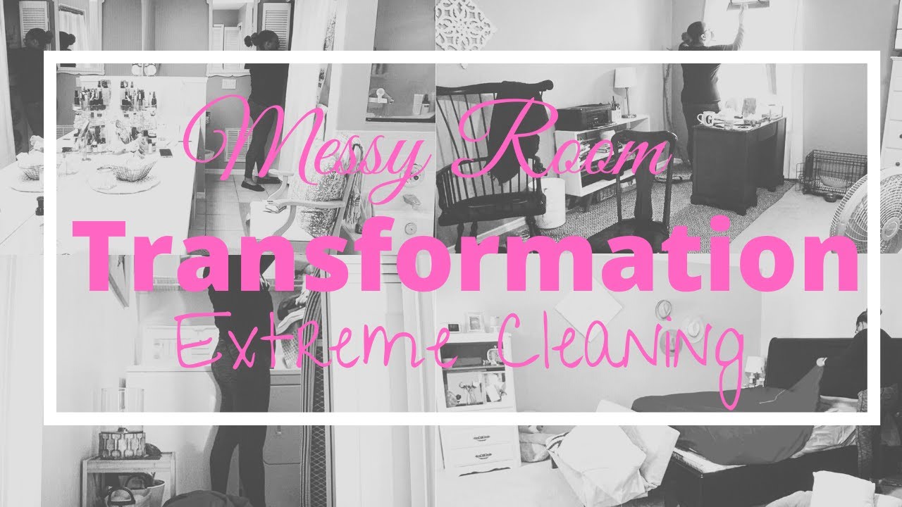 NEW BEDROOM TRANSFORMATION! Before & After Extremely Messy Room. - YouTube