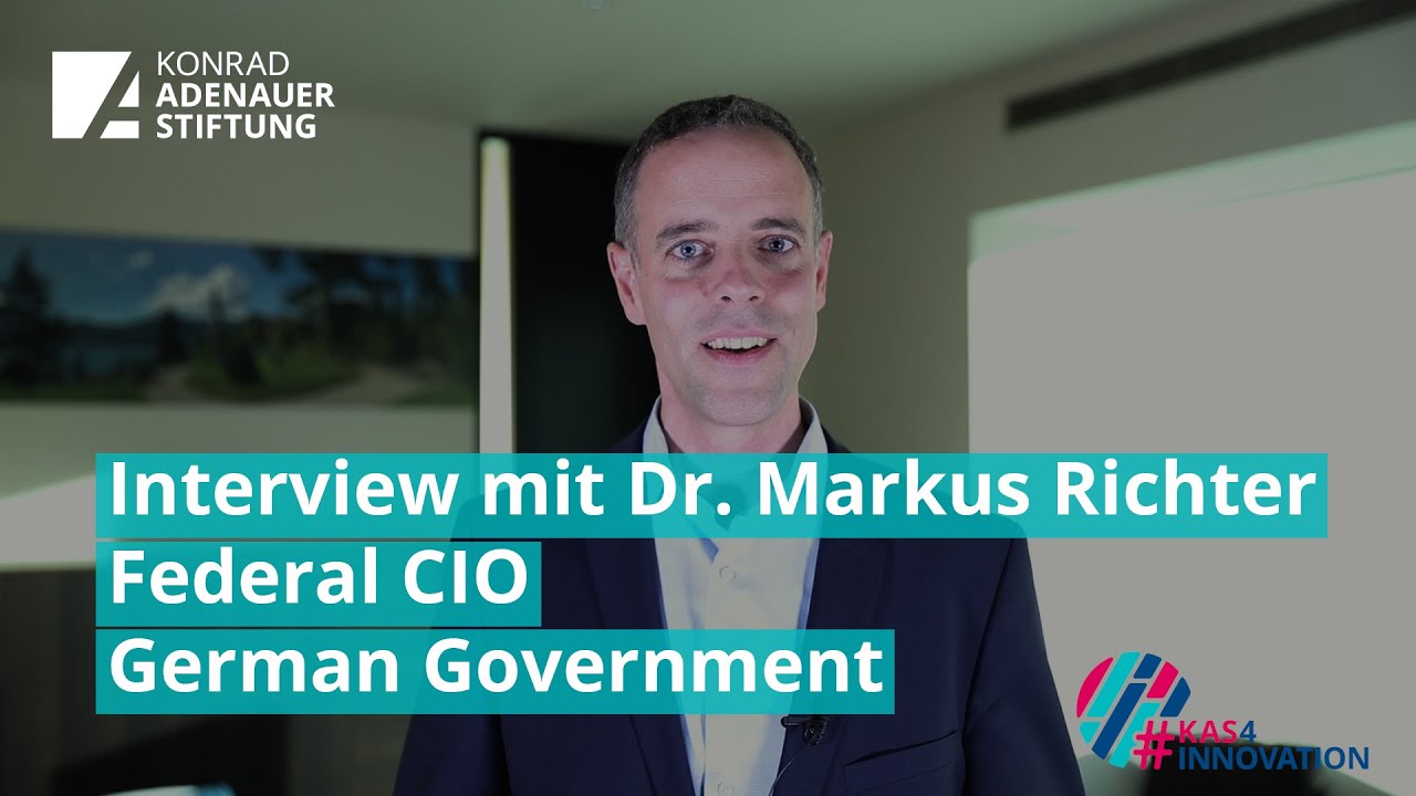 Interview with Markus Richter at the European Data Summit 2021 - YouTube