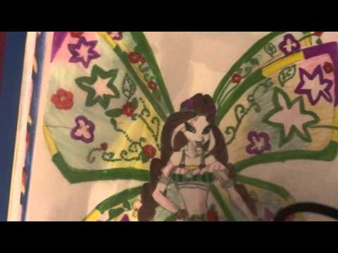 Обзор на мои рисунки винкс