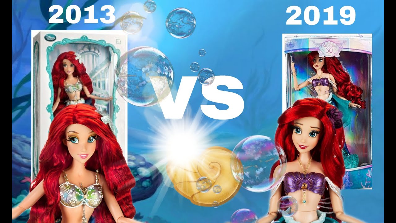 Ariel Vs Ariel Comparing Limited Edition Dolls - YouTube