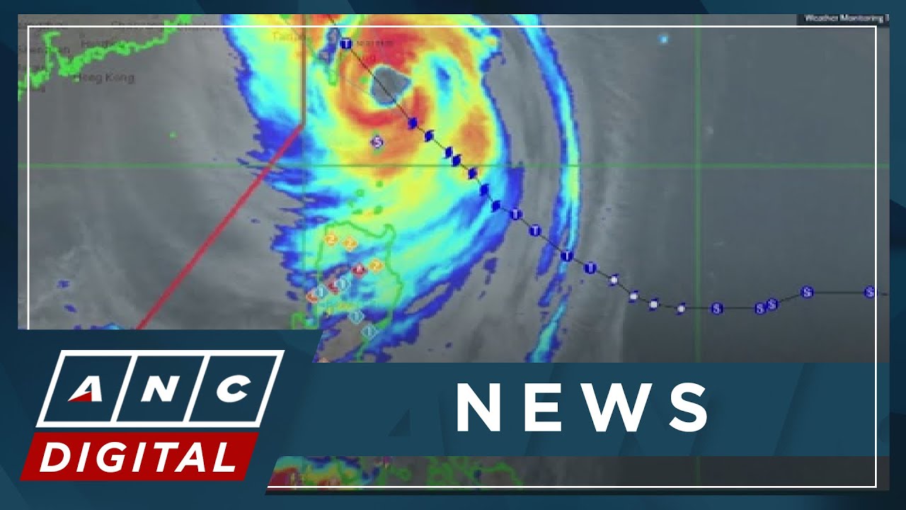 Violent weather over extreme Northern Luzon as super typhoon Leon ...