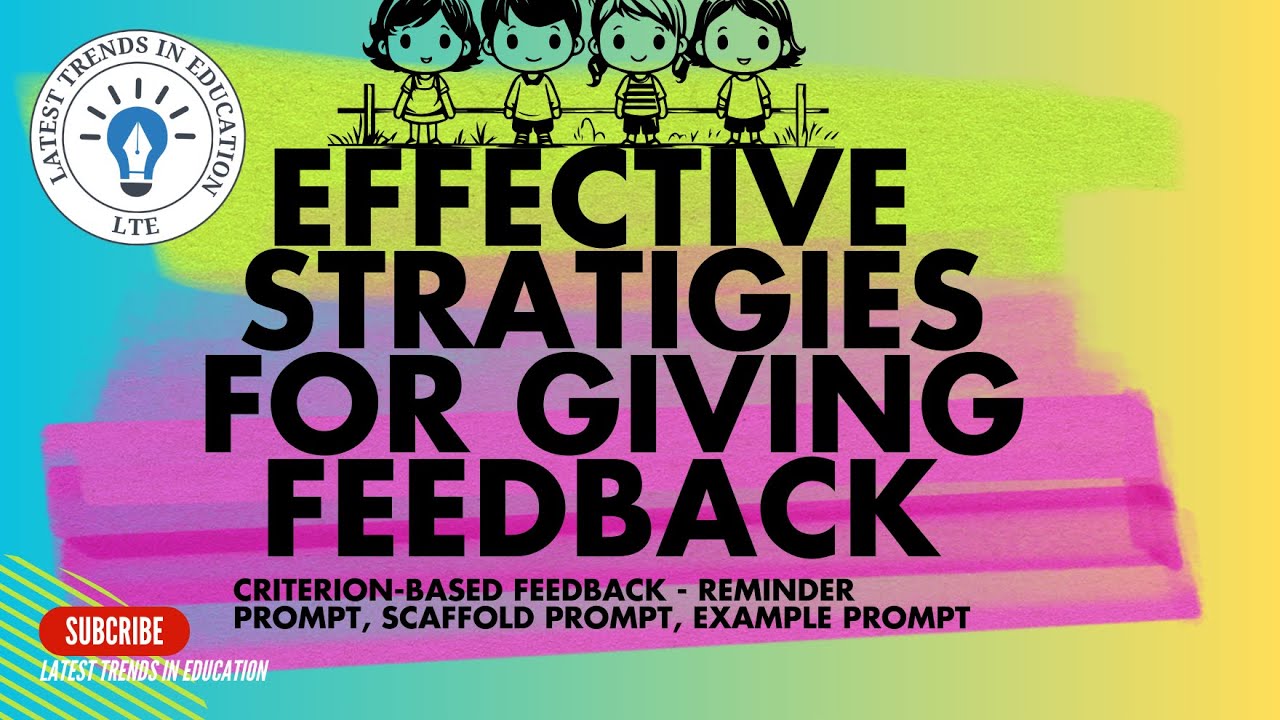 Criterion Based Feedback| Reminder Prompt, Scaffold Prompt, Example ...