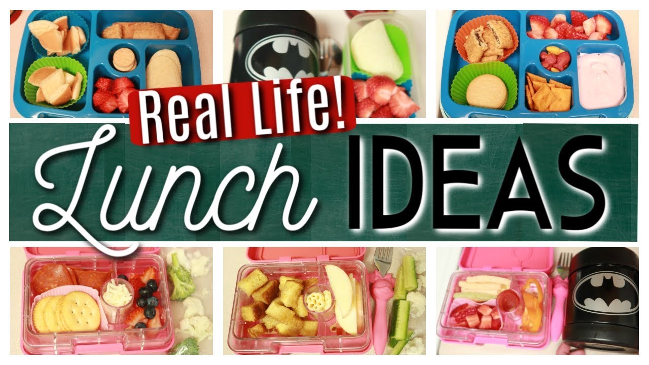 #RealLifeLunches | What I Made & What They Ate | School Lunch Ideas ...