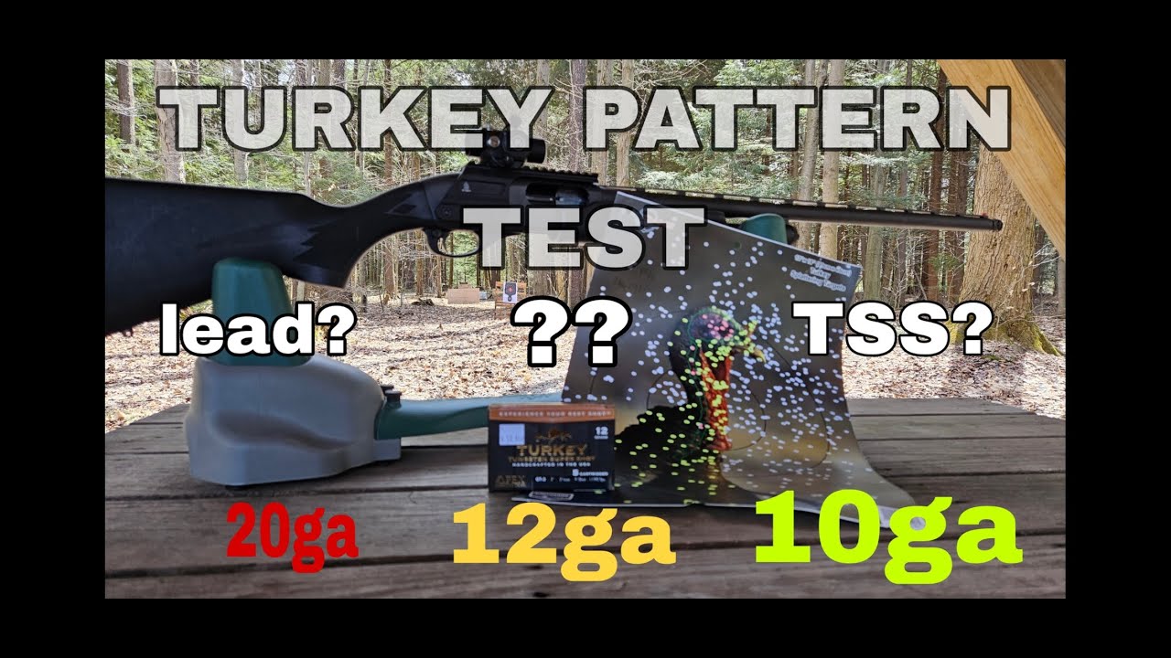 2023 turkey PATTERN TEST!! what ill be using this spring PEW, AMMO, and ...