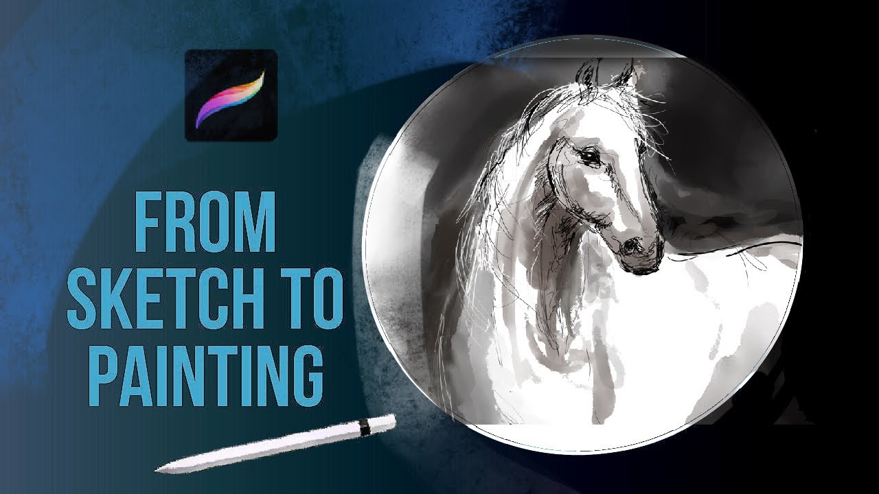 Horse Digital Paint - YouTube