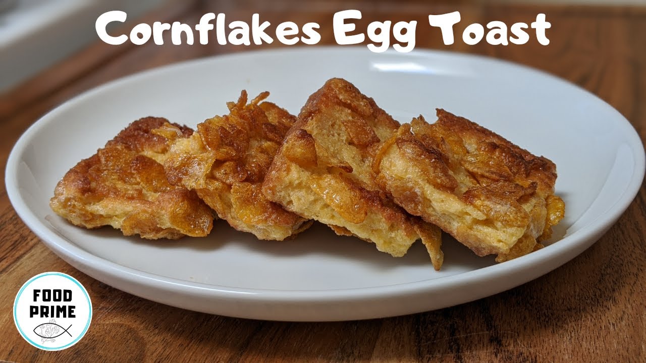 Cornflakes Egg Toast | Easy Kids Snack | Easy 3 Ingredient Recipe ...