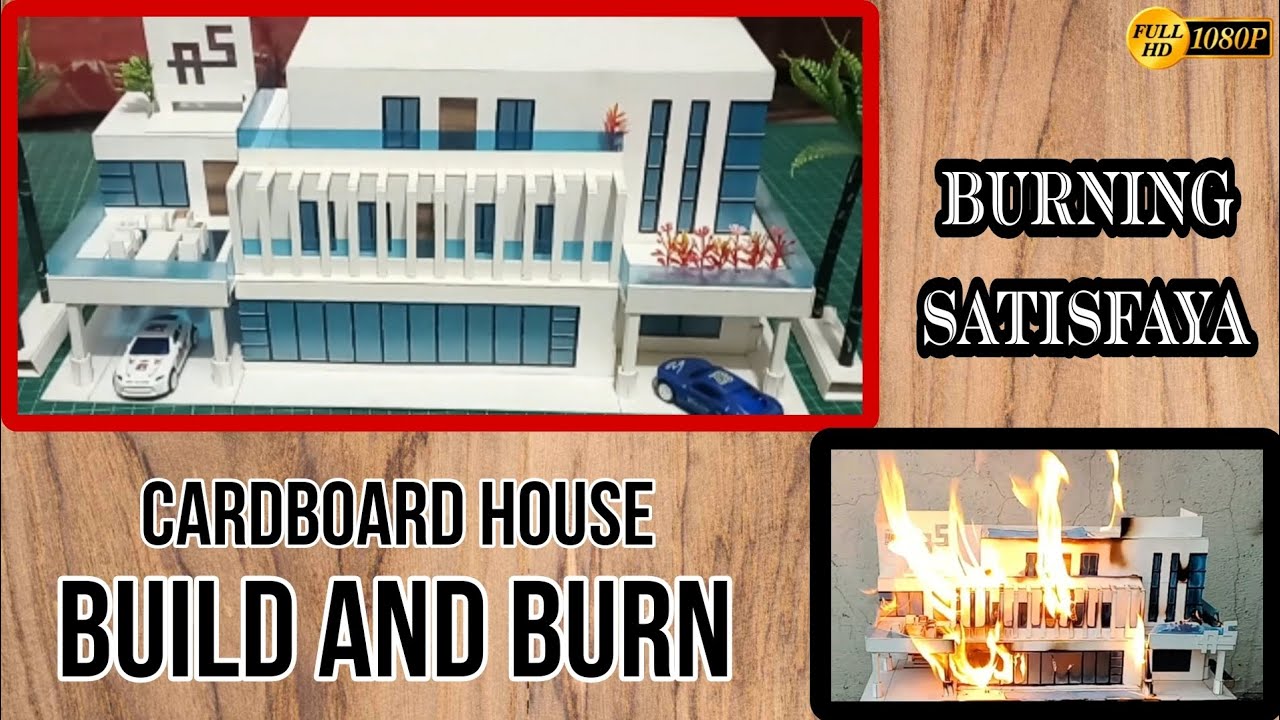 The Ultimate Cardboard House Experiment: Building, Burning and ...