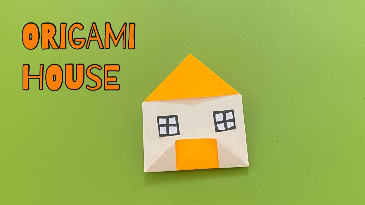 Origami House Making | How to make paper home easily for craft creator ...