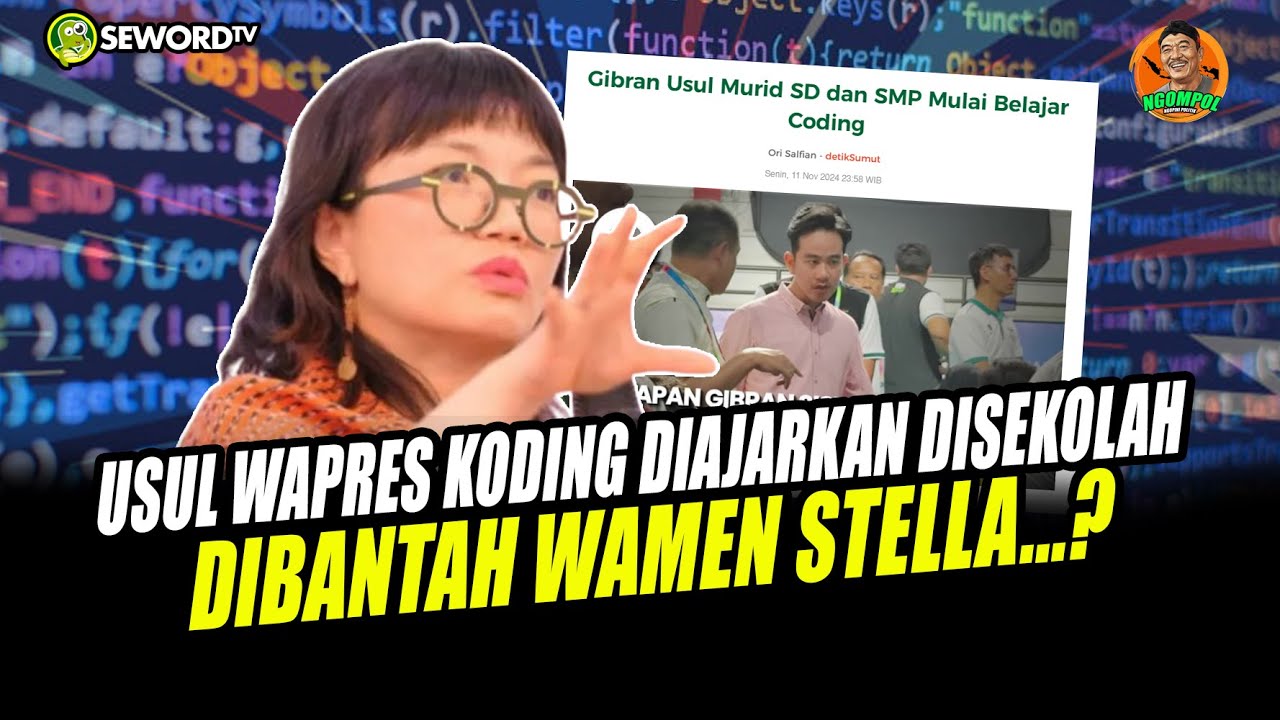 Begawan: LOOOH... WAMEN STELLA KRITIK WAPRES SOAL IDE PELAJARAN AI ...