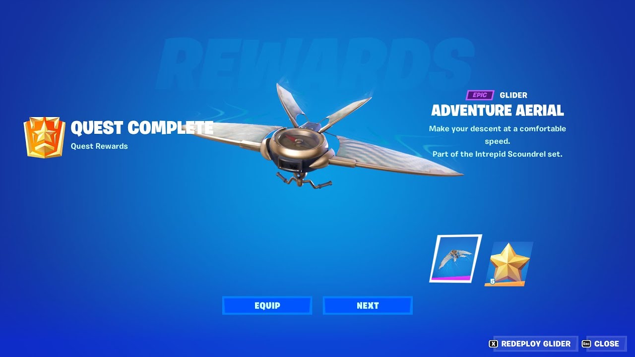 How to Unlock Adventure Aerial Glider in Fortnite Chapter 4 Season 3 ...