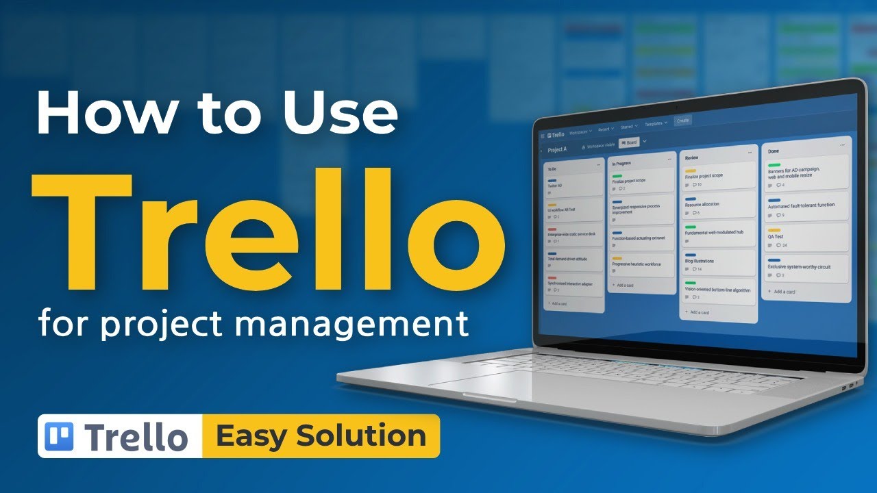 How to use trello for project management 2024 (Streamline Projects ...