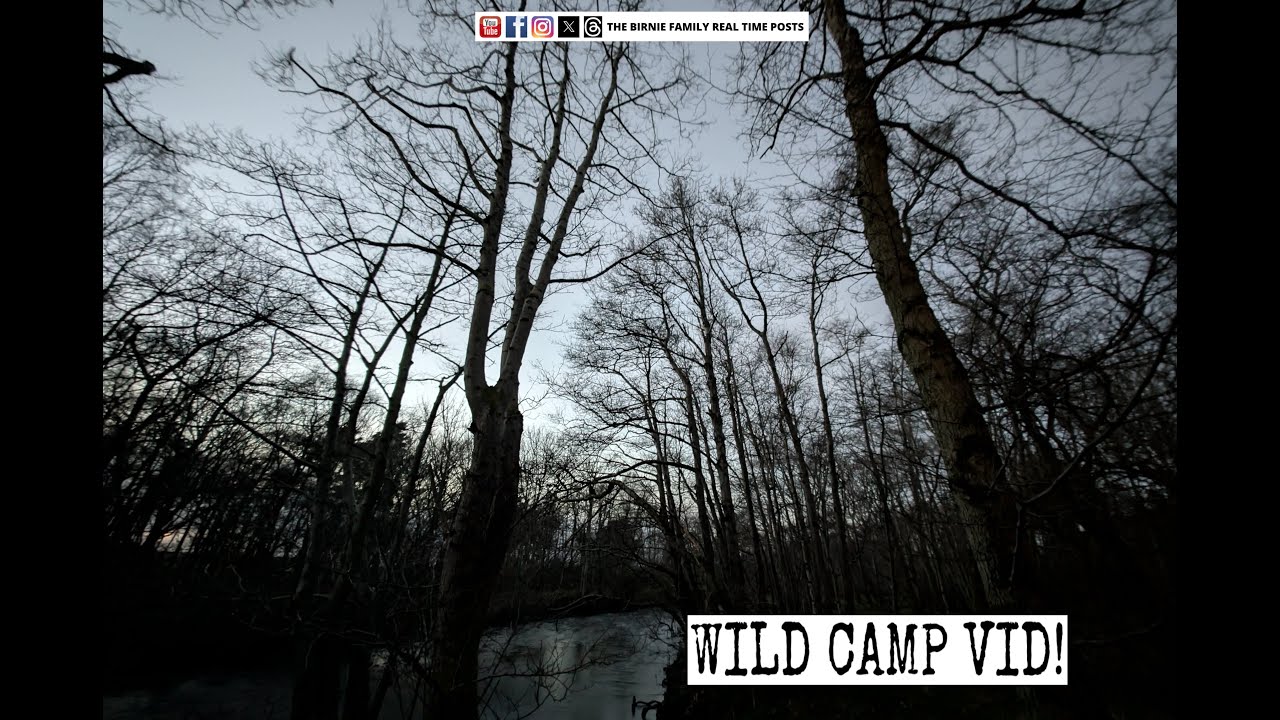 Sleeping In An Army Basha Wild Camping Switching From The Warm Tent ...