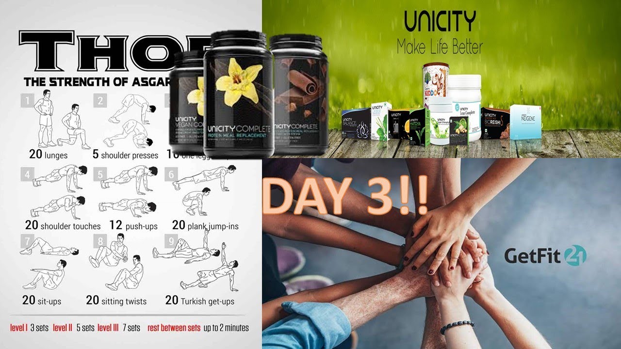 Day 3 Complete of Unicity Get Fit 21 Day Challenge - YouTube