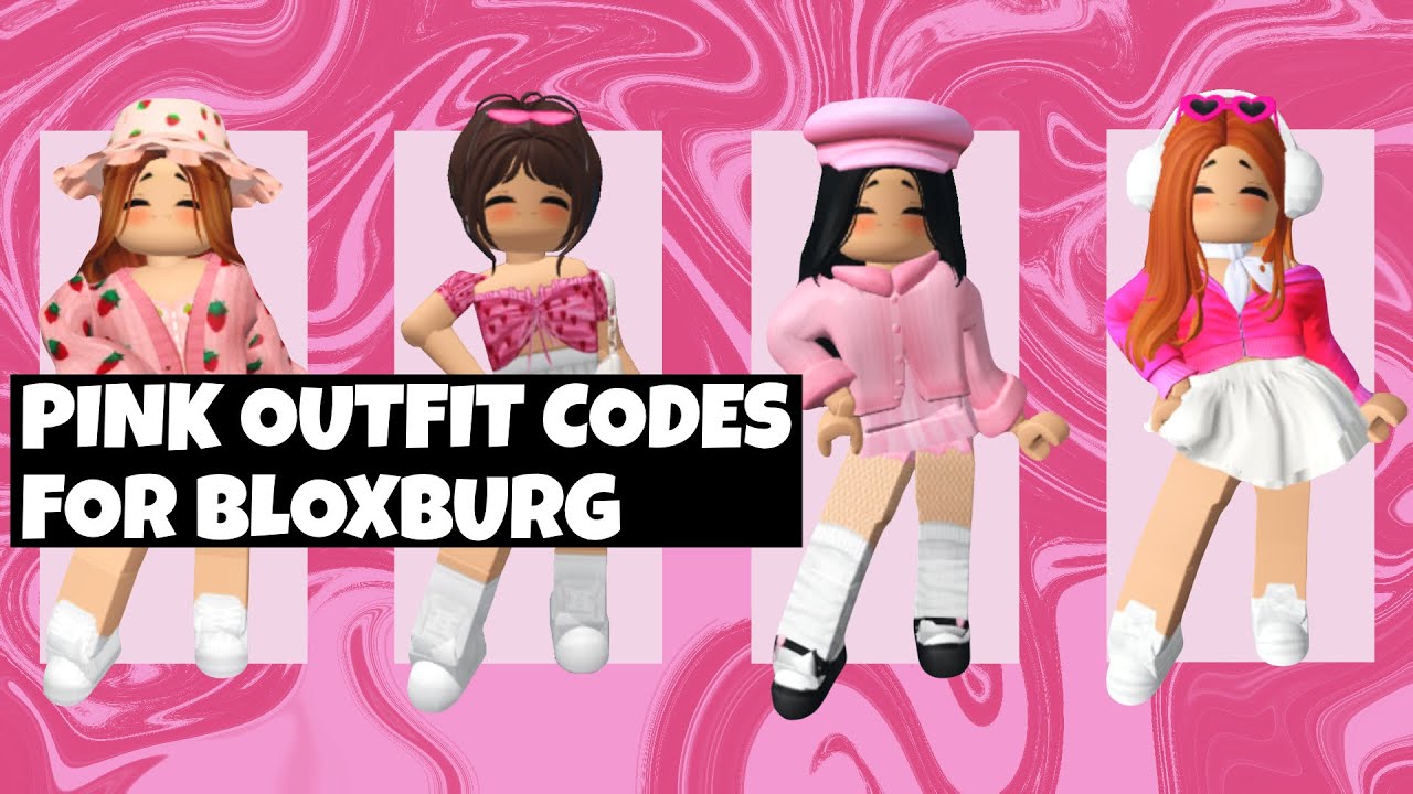 10 PINK ROBLOX OUTFITS WITH CODES FOR BLOXBURG, BERRY AVENUE ...