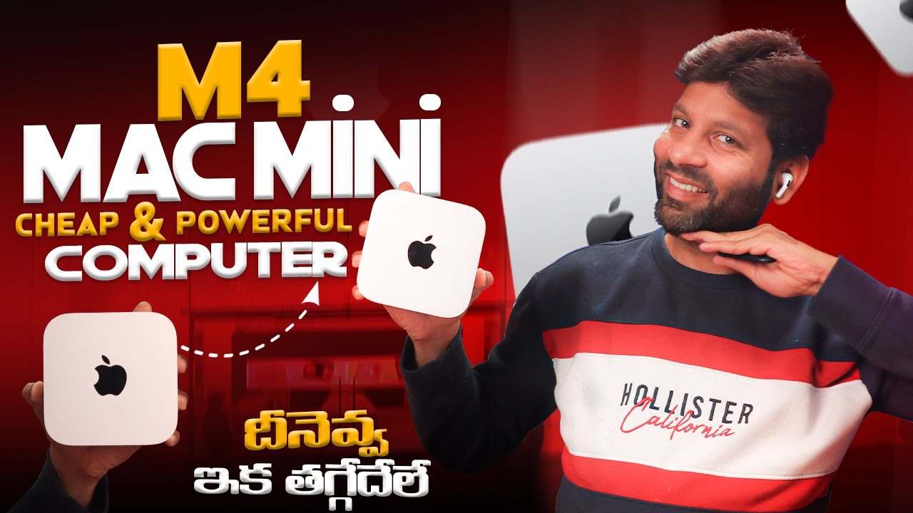 M4 MacMini Complete Review in Telugu | Small & Powerful computer ever - YouTube