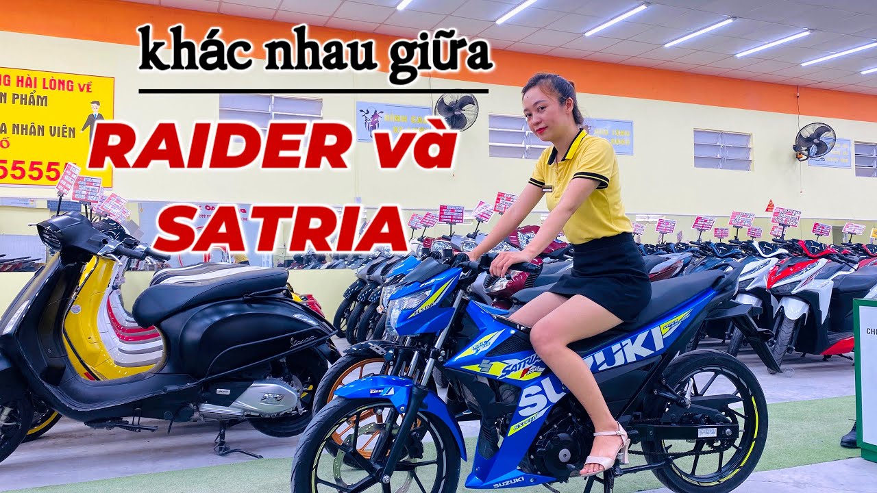 SỰ KHÁC NHAU GIỮA RAIDER VÀ SATRIA - YouTube