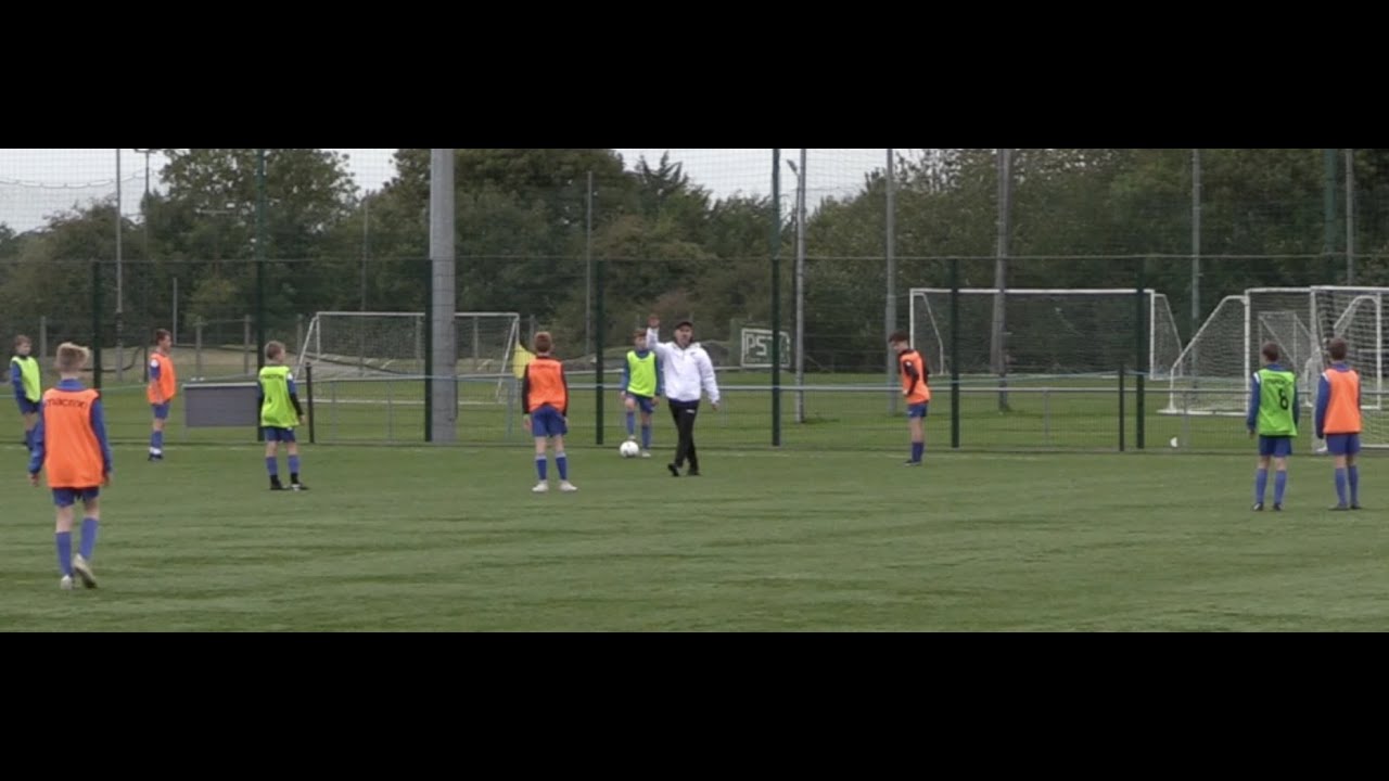 UEFA A Licence Session High Press In A 1 4 4 2 Vs 1 4 3 3 YouTube