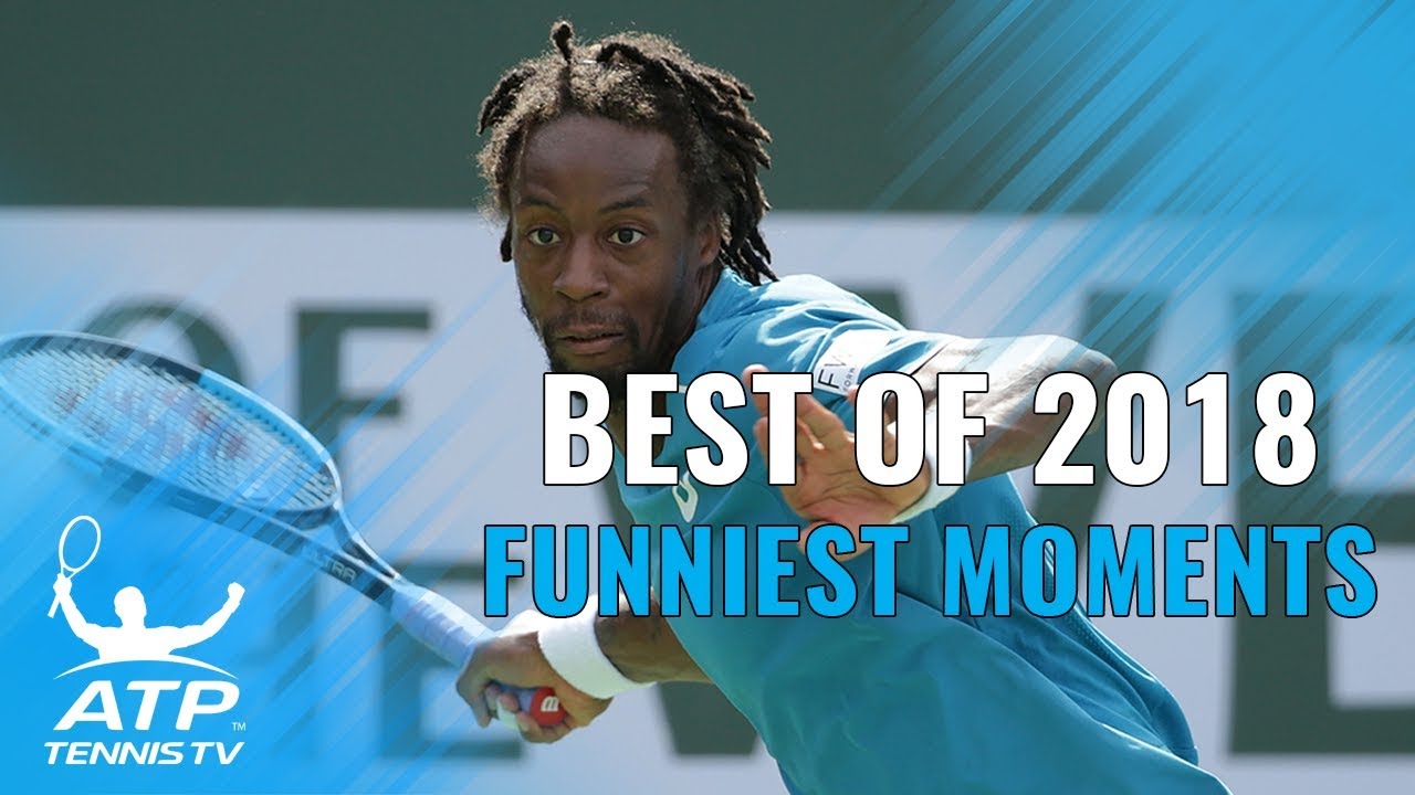 FUNNIEST ATP TENNIS MOMENTS 2018! - YouTube