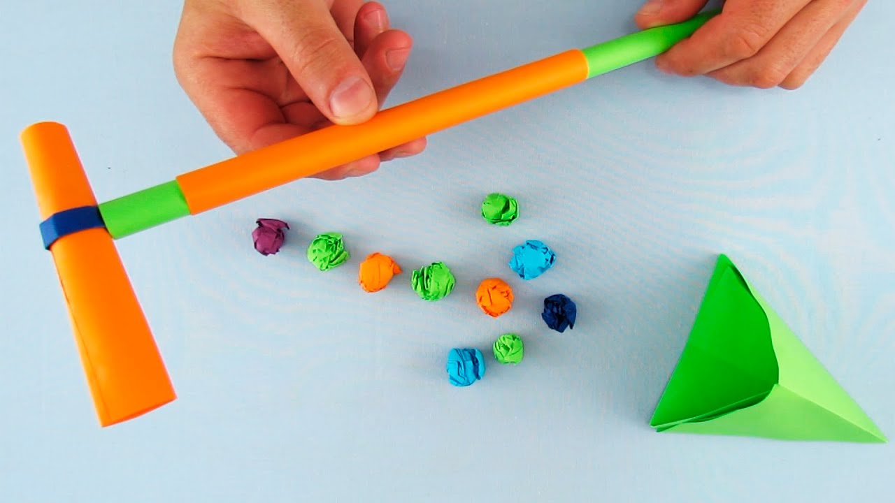 Origami mini hockey game, paper crafts, paper football ,paper toy that ...