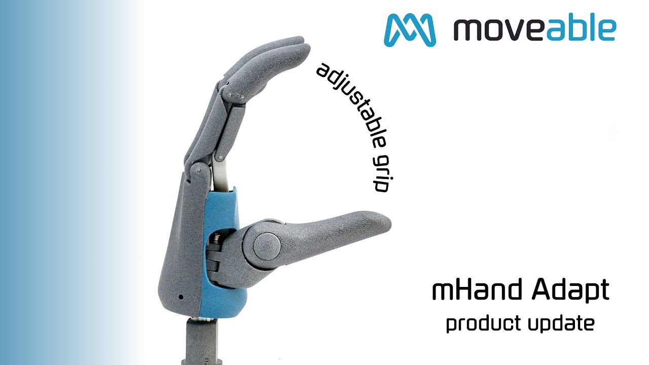 Adjustable Grip Width with the Moveable mHand Adapt Smart Prosthetic ...