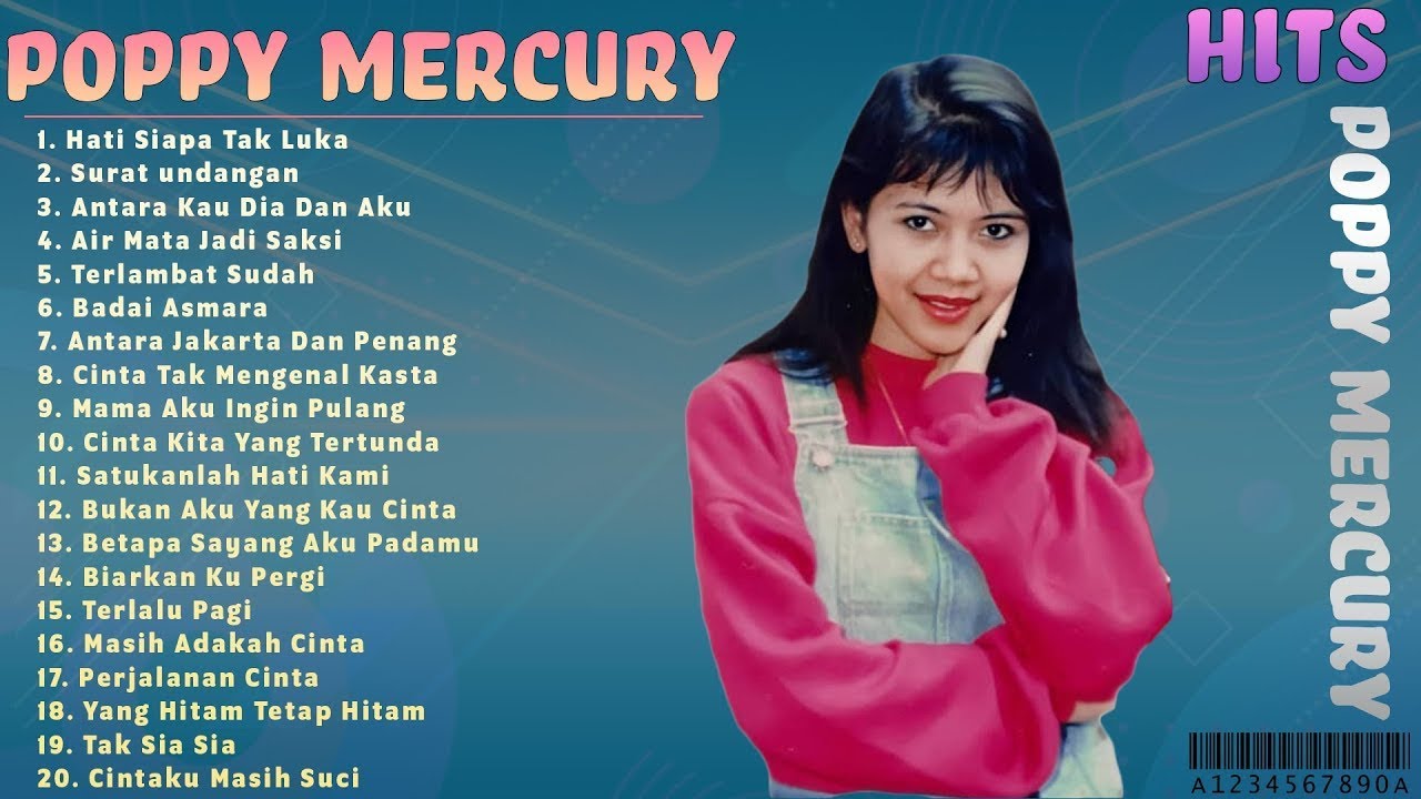 Poppy Mercury [ FULL ALBUM ] Lagu Pop Lawas Indonesia Terbaik 90an ...