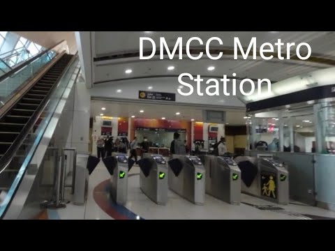 Dubai DMCC Metro Station inside Walk | Dubai Eye Blue Water & Marina ...