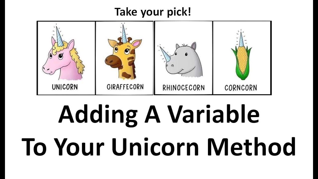 Adding a variable in Unicorn - YouTube