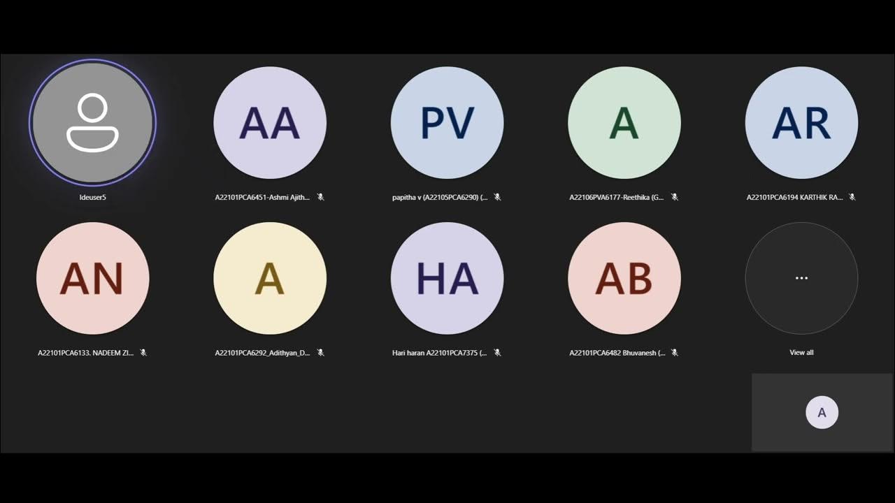 Class 2 - Software Project Management - MCA A22 Batch Madras University IDE PCP Class - YouTube