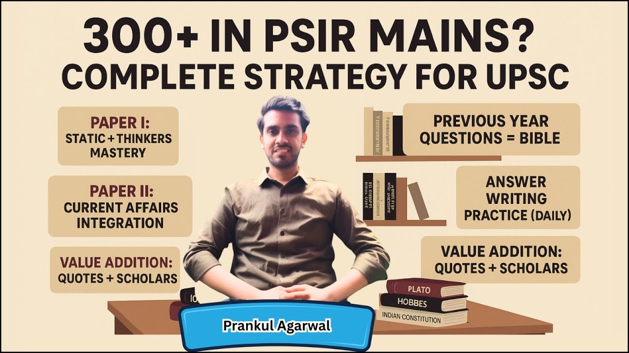 “How to Master PSIR Optional for UPSC Mains 2025 | NITI Series Paper 1 ...