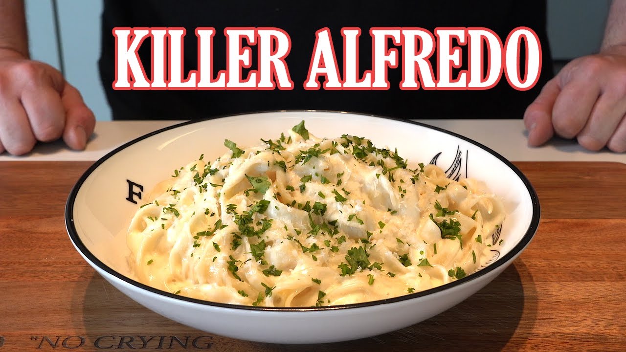 The BEST Alfredo Sauce EVER!!! - YouTube